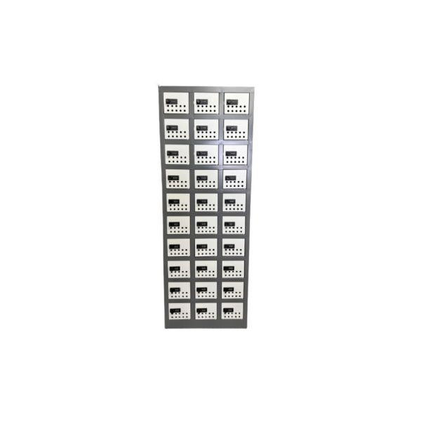 30 Compartment Steel Cellphone Locker – Modern Office