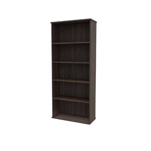 5 Tier Bookcase Open Shelves – Modern Office