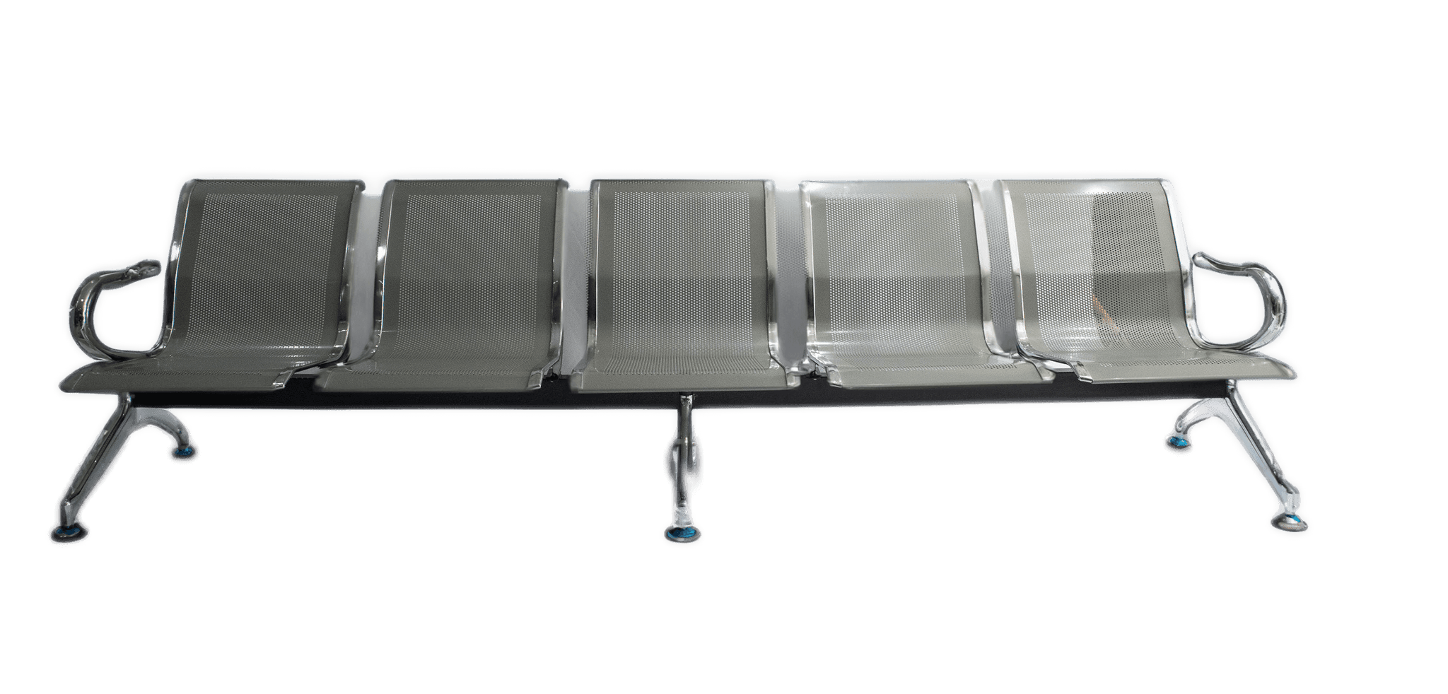 Silverline Steel Mild Duty Bench - Durable Seating - Modern Office