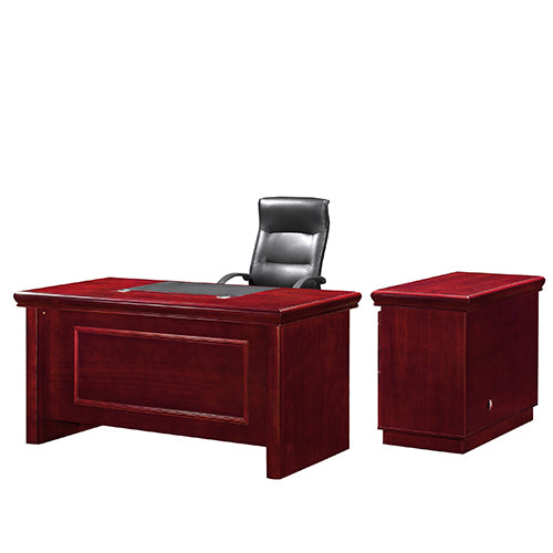 Eden Mahogany Veneer Office Desk B034 – Modern Office