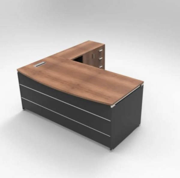 Eclipse Executive L-Shaped Desk – Modern Office