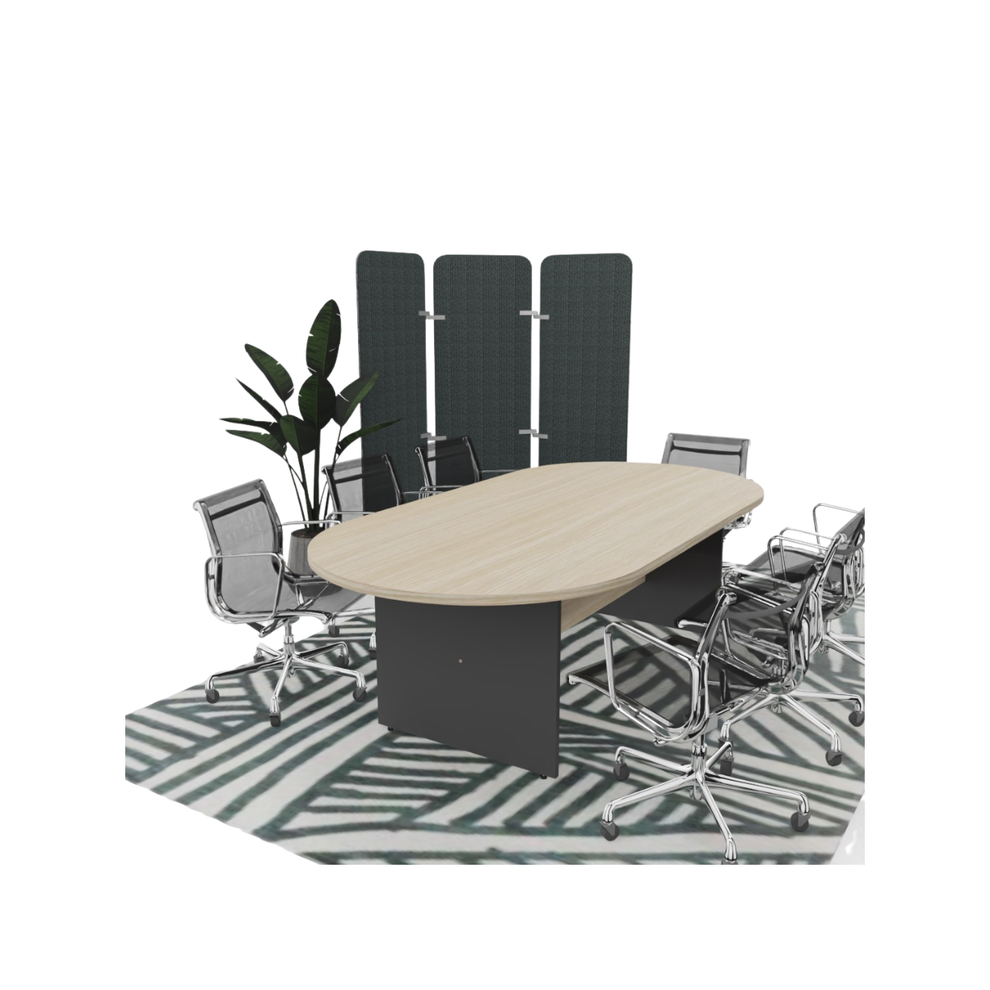 Oval Shape Boardroom Table – Modern Office