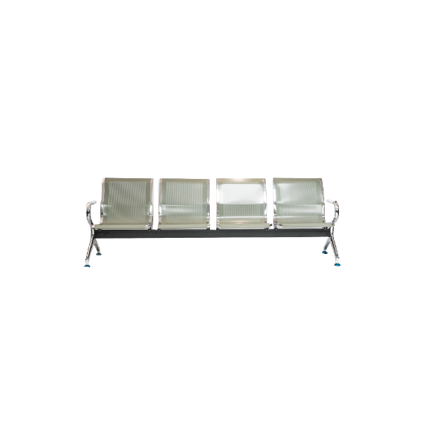 Silverline Steel Mild Duty Bench - Durable Seating - Modern Office