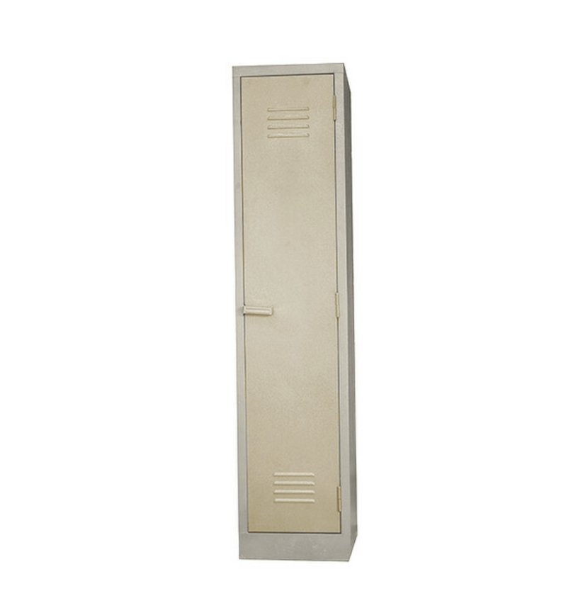 Steel Single Hostel Locker 1 Door Ivory – Modern Office